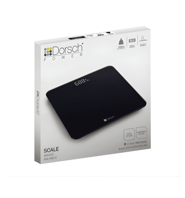 Dorsch Digital Bath Scale DH-07960 | 180kg Stand-to-Activate Bathroom Scale