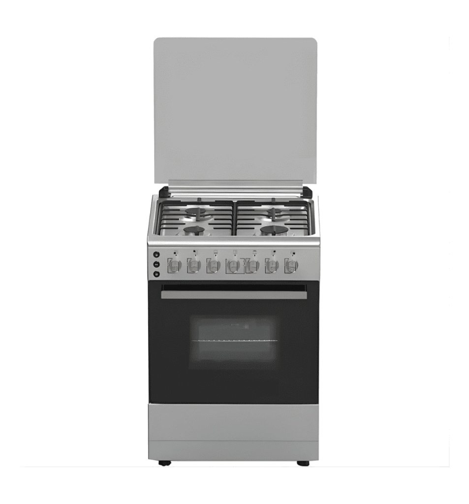 Union LF60GG40SUG Gas Cooker 60cm | 4-Burner Stainless Steel Oven